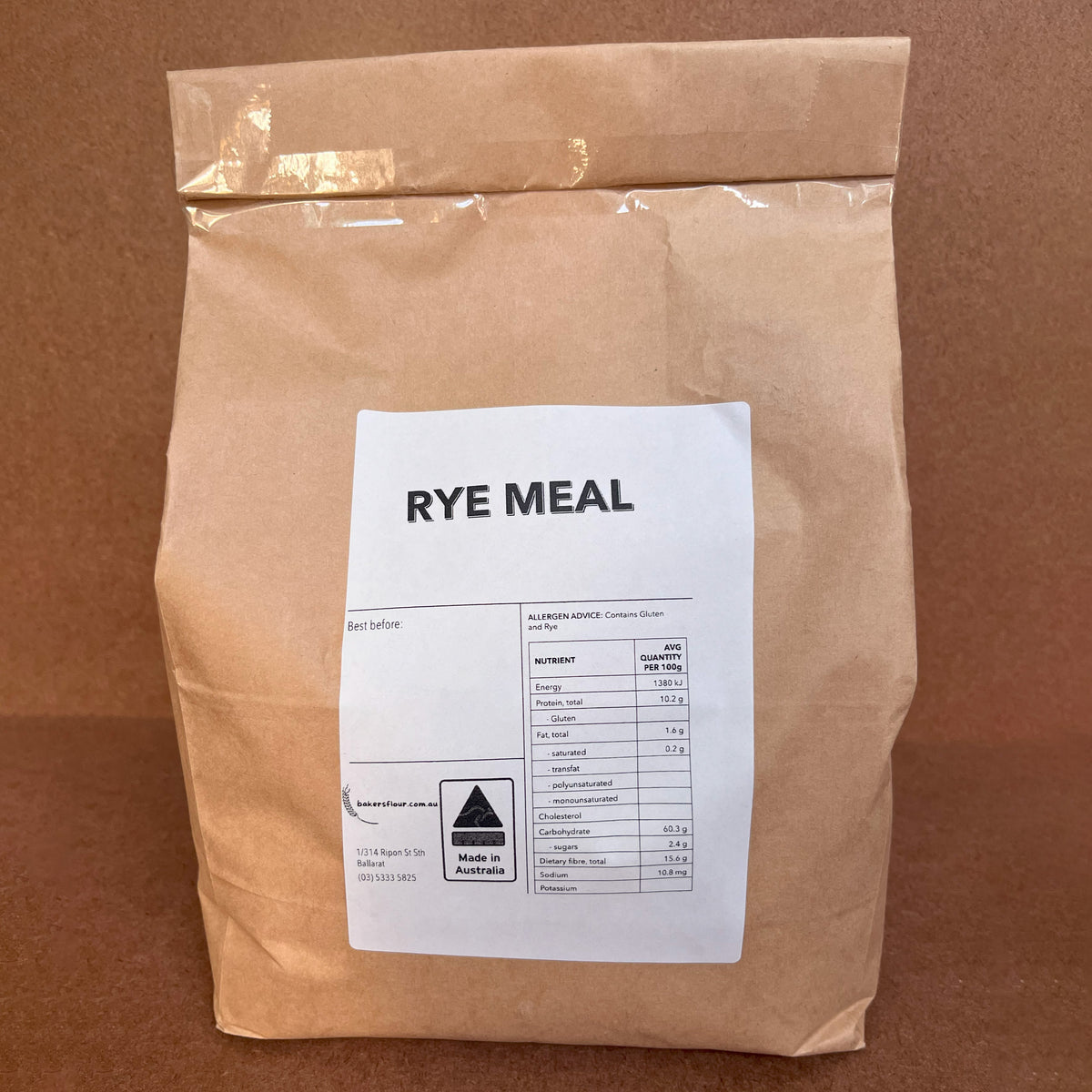 Rye Meal – Ballarat Home Brew