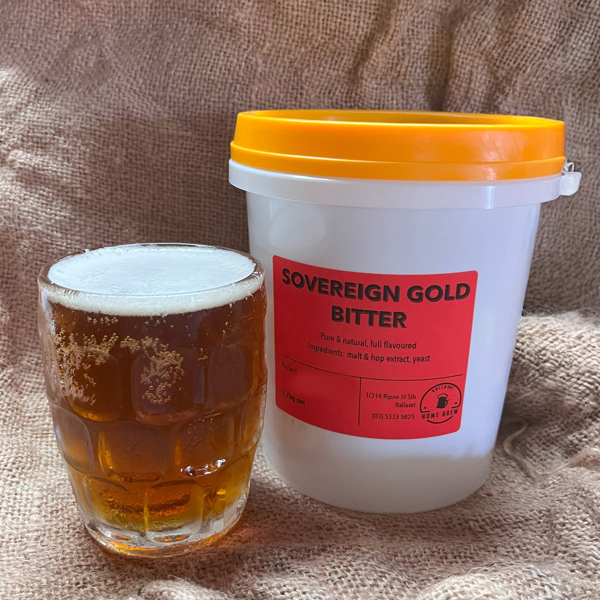 Sovereign Gold Bitter Beer Kit – Ballarat Home Brew
